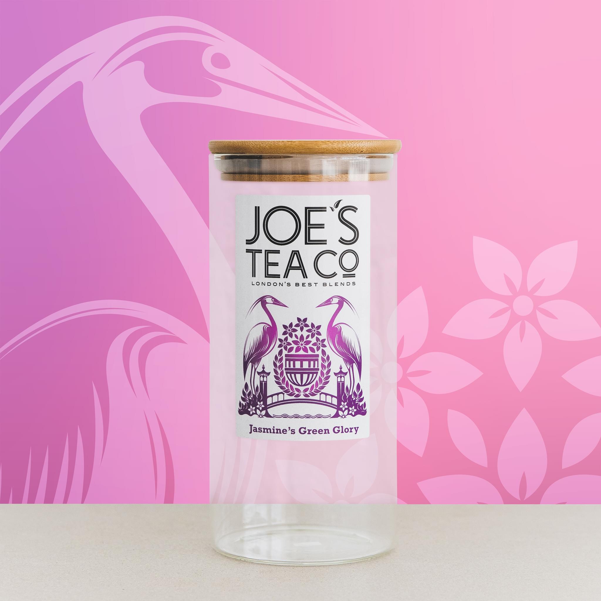 Jasmine’s Green Glory - Glass storage jar – Joe's Tea Co.