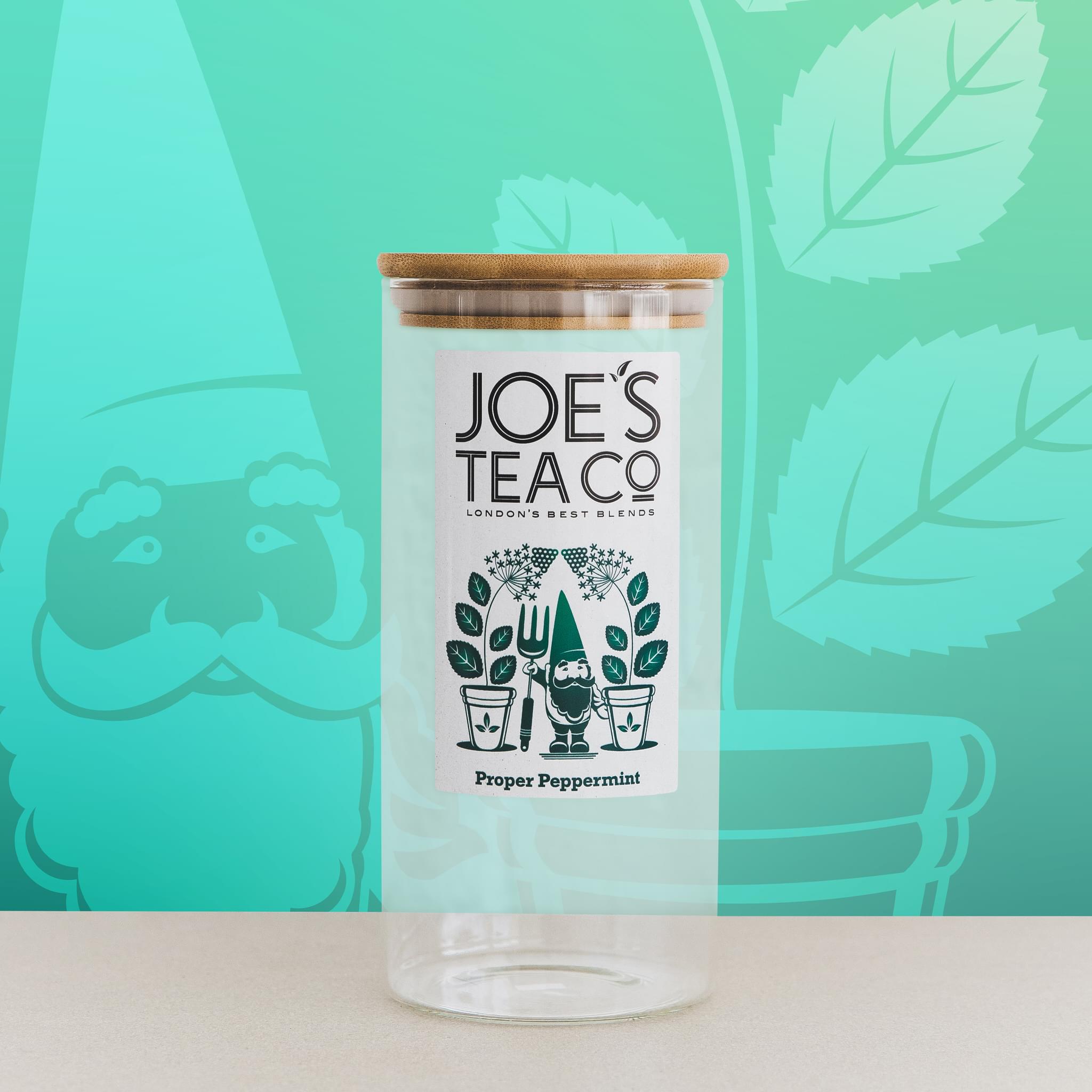 Proper Peppermint - Glass storage jar – Joe's Tea Co.